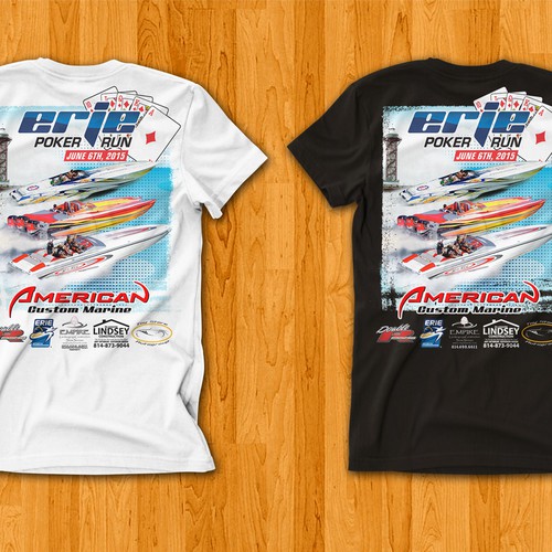 Erie Poker Run Tee Shirt Design | T-shirt contest