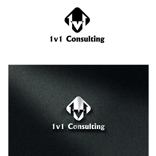 Create a powerful, classic, sleek logo for 1v1 Consulting | Logo design ...