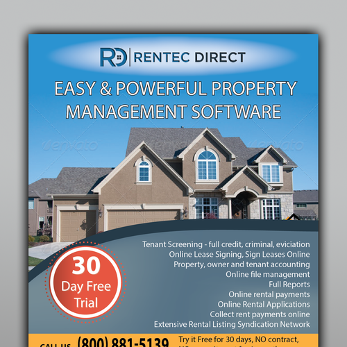 Compelling Print Ad for Online Software in Property Management Industry ...