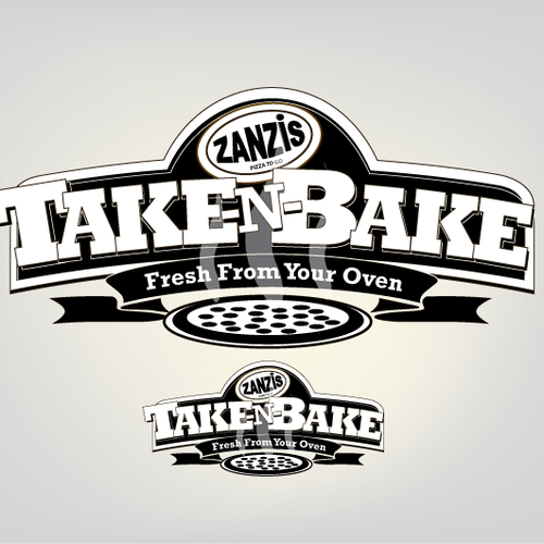 Take-N-Bake logo for pizza store | Logo design contest