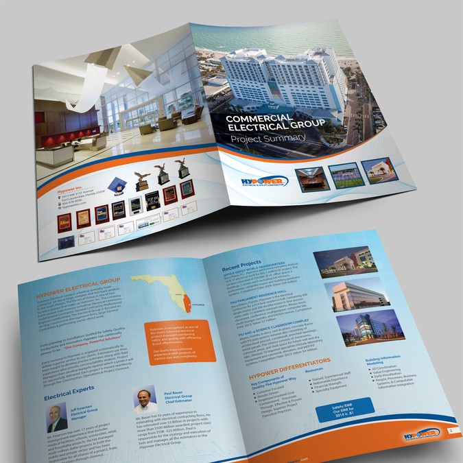 Brochure for Electrical Construction Company | Brochure contest