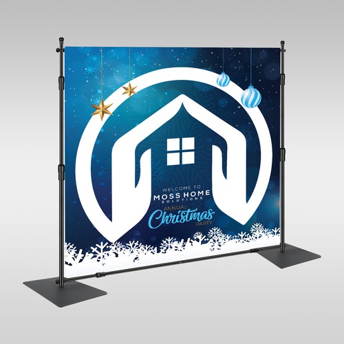 Designs | CHRISTMAS PARTY BACKDROP - CORPORATE!! | Illustration or ...