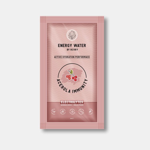Designs | Energy water powder Sachets | Illustration or graphics contest