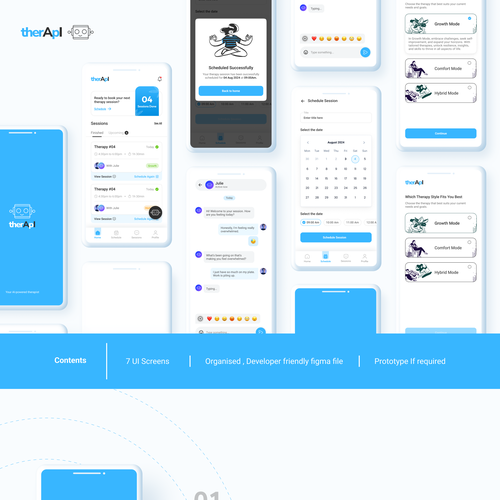 Designs | We Need A Clean UI With Personality For A AI Therapist App ...