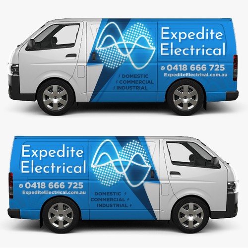 Designs | Electrician Toyota Hiace 2019 Van Wrap Design | Car, truck or ...