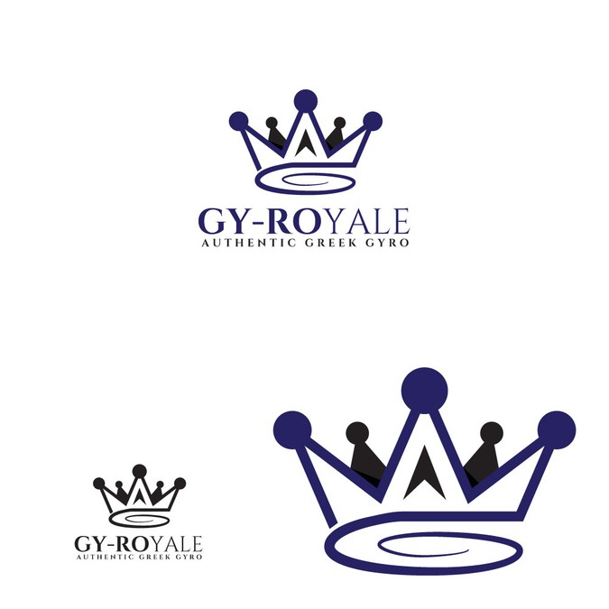 Design a GyRoyale logo for the king of Authentic Greek Gyro | Logo ...