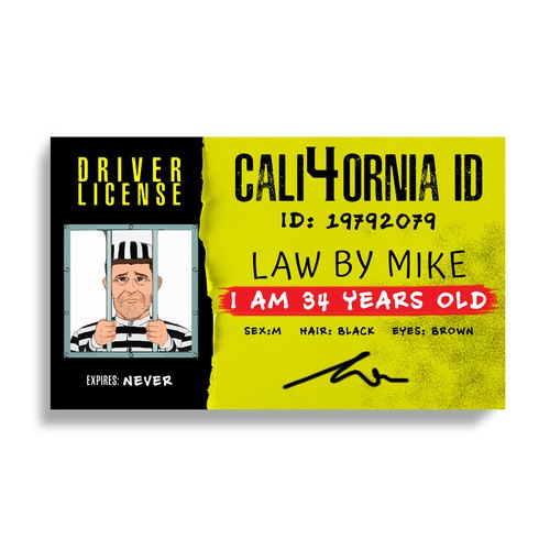 Designs | A really bad fake ID, I mean really bad | Postcard, flyer or ...