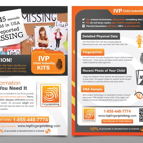 Create the next postcard or flyer for IVP Fingerprinting | Postcard ...
