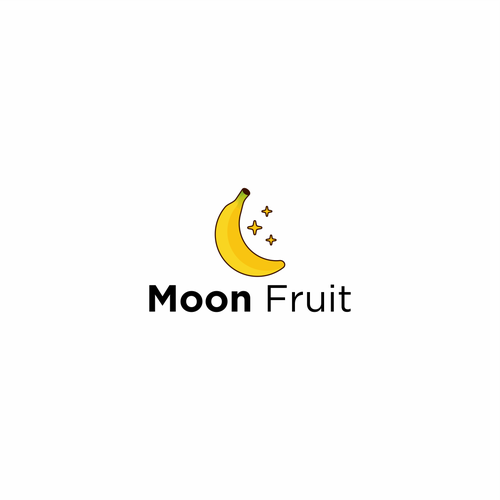 Designs | Need a fun logo for a brand called "MoonFruit" | Logo design ...