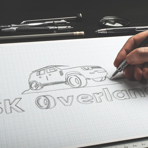Designs | SK Overlanding Logo - Mad Max meets Airstream campers | Logo ...