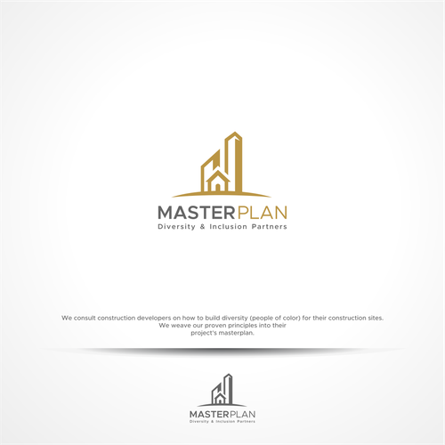 Design a construction Masterplan using people of color hands | Logo ...