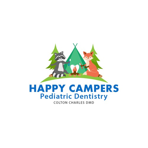 Designs | Happy Campers Cute, Kid friendly logo | Logo design contest