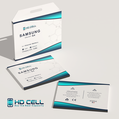 MOBILE PHONE BATTERY LABEL STICKER | Product packaging contest