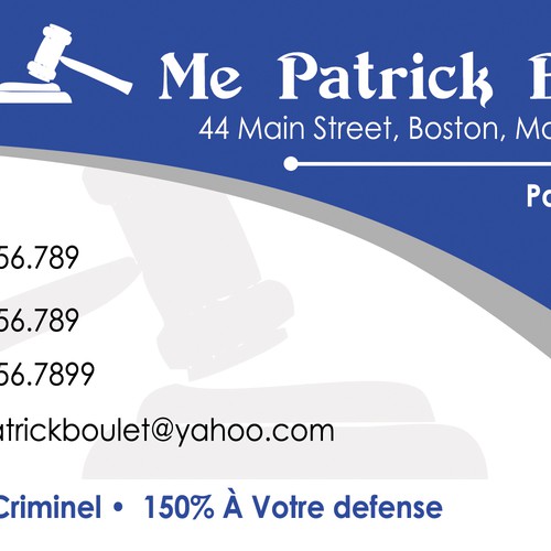 Help Me Patrick Boulet with a new stationery | Stationery contest