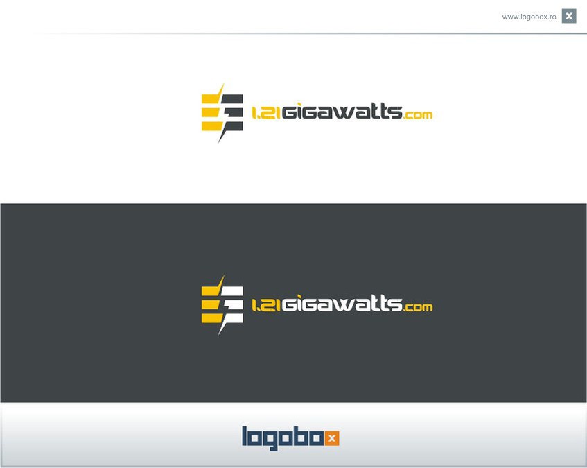 Tech Blog Logo: 1.21gigawatts.com | Logo design contest