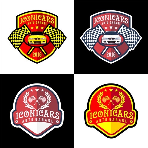 ICONICARS logo design worthy of using on a Race Car! | Logo design contest