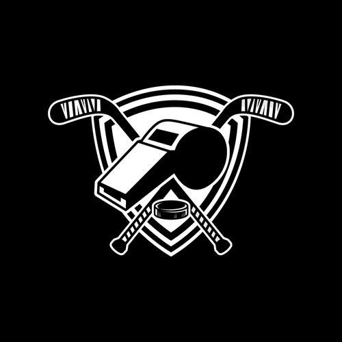 Designs | Hockey Referees Logo with whistle and hockeystick | Logo ...