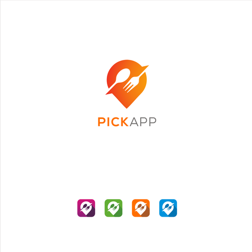 Pick App needs a logo so that the food gets picked up | Logo design contest
