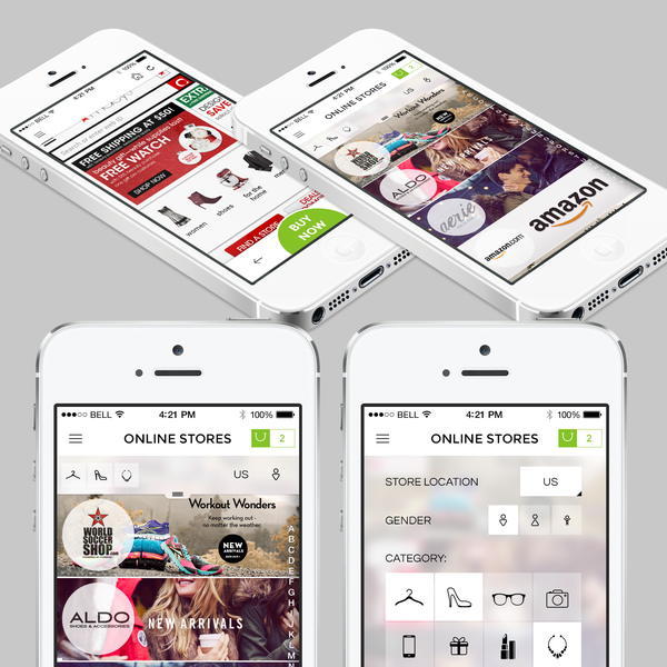Mobile application design revamp | App design contest | 99designs