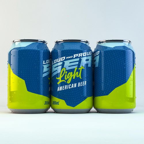 Designs | A light beer for sports fans | Product label contest