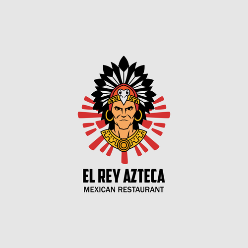 Designs | Aztec Warrior/King Logo for Mexican Restaurant - Guerrero/Rey ...