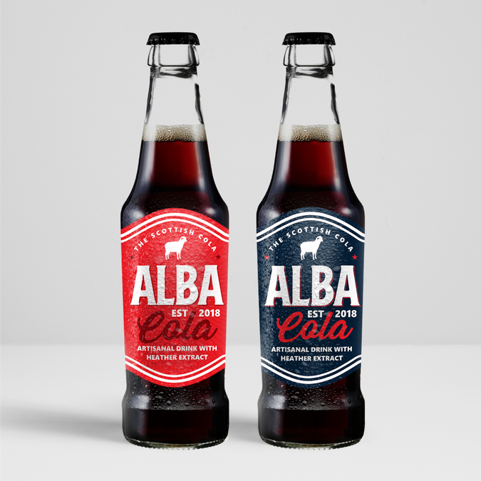 Design a modern and stylish logo for a Alba Cola, the Scottish Cola ...