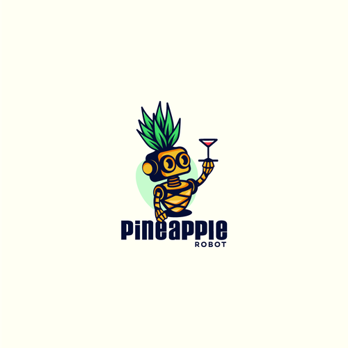 Designs | Pineapple Robot Bar in Maui needs a LOGO!!! | Logo design contest