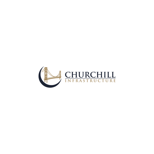 Create a classic traditional logo for Churchill Infrastructure Civil ...