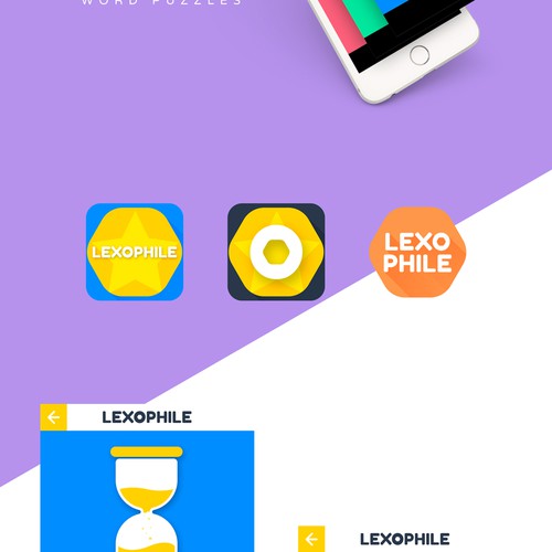 Design an attractive word game: Lexophile - Word Puzzles | App design ...