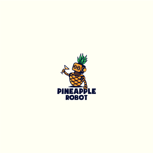 Designs | Pineapple Robot Bar in Maui needs a LOGO!!! | Logo design contest