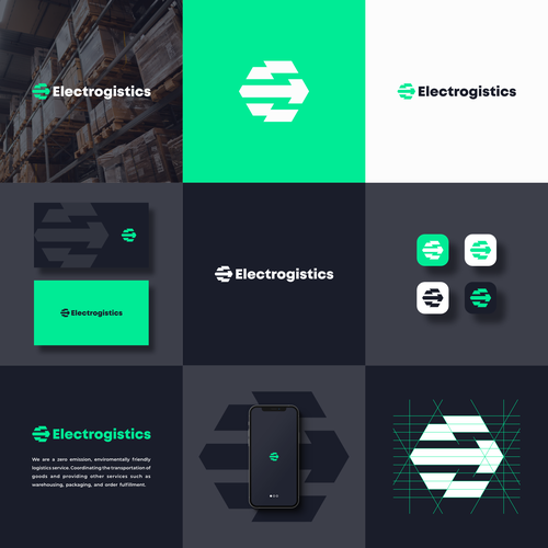 Designs | Design a logo for an eco-friendly electric logistics company ...
