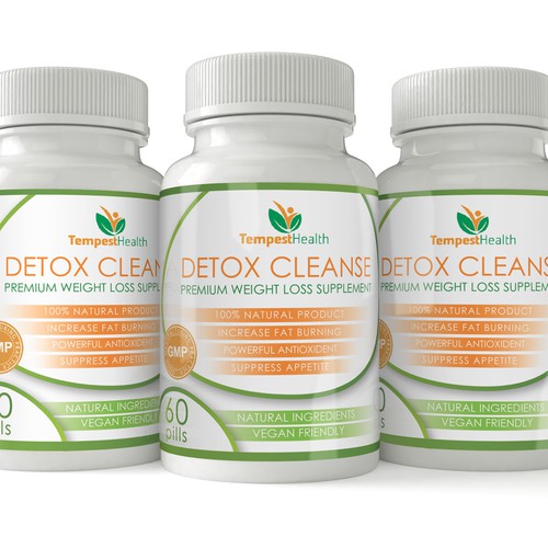 Tempest Health Detox Cleanse Label Design | Product label contest