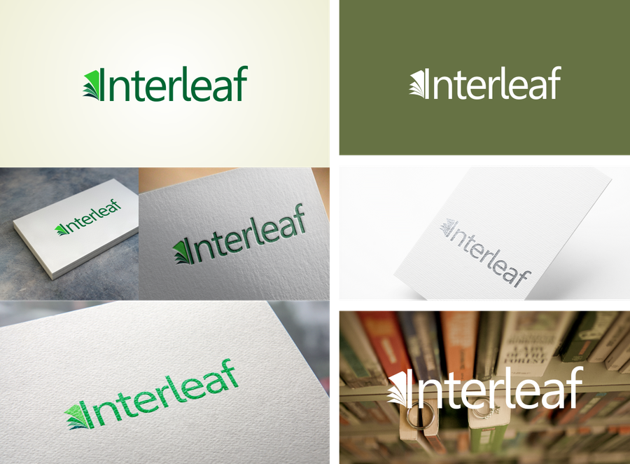 Create a logo for a publishing company called Interleaf Press. | Logo ...