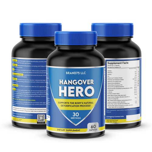 Designs | Design the Label for the Ultimate Hangover Solution: Hangover ...