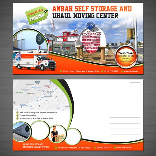 Design a postcard for a self storage facility | Postcard, flyer or ...