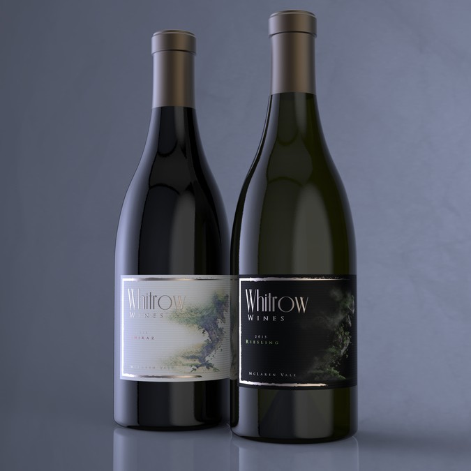 Design an artistic Wine Label with balance of movement and color ...