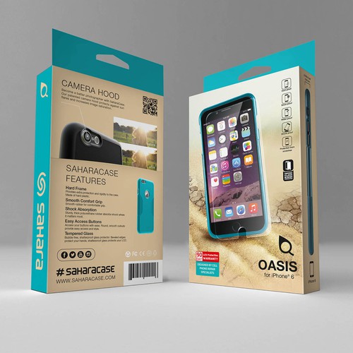 New Retail Phone Case Packaging design for Saharacase | Product ...