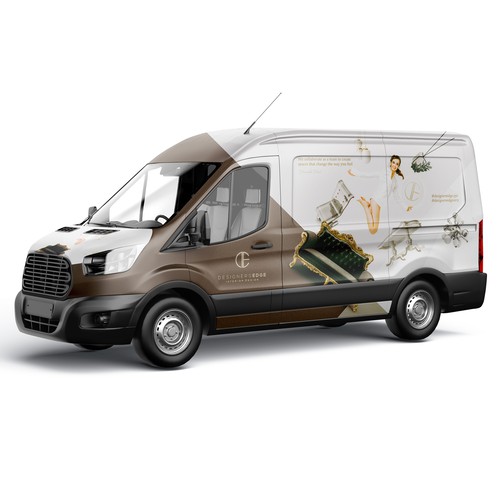 Designs | Creative Van Wrap for Interior Design Firm (Lots of info in ...