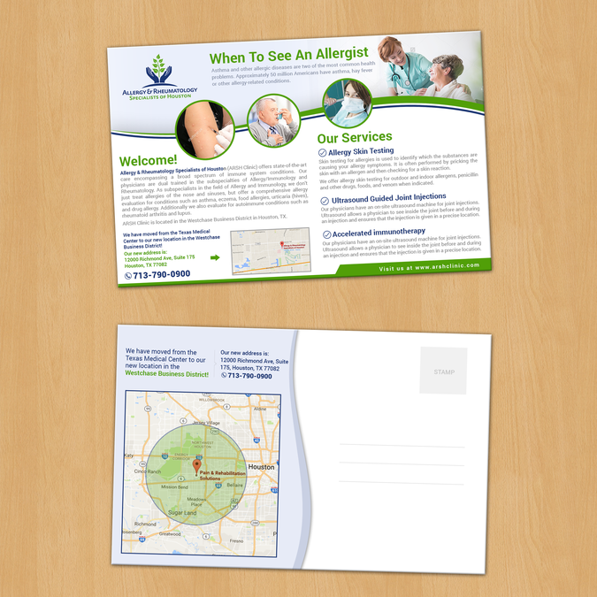 Need marketing postcard designed for doctor's office | Postcard, flyer ...