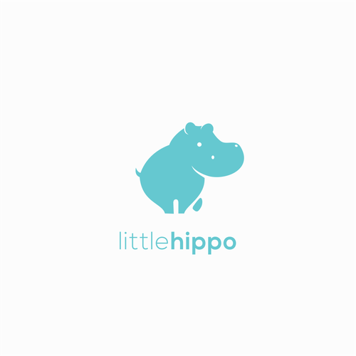 Design a playful and cute hippo logo for Little Hippo! | Logo design ...