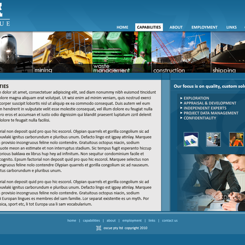 Wanted - designer with flair and originality! | Web page design contest