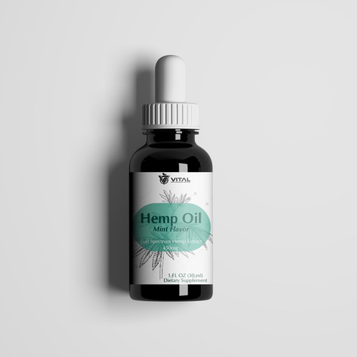 Vital Hemp Oil | Product label contest