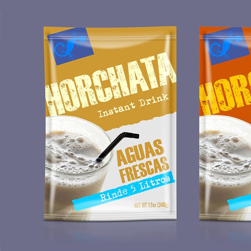 Horchata beverage label | Product label contest