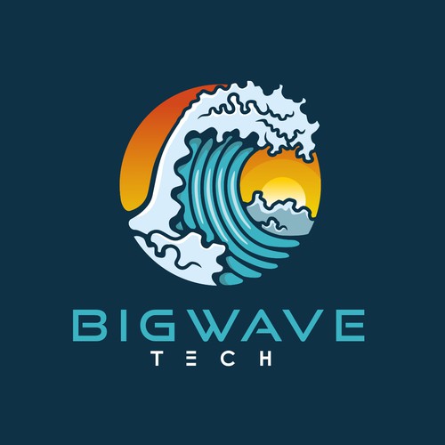 Designs | Tech startup in need of logo with wave theme | Logo ...