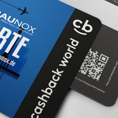 Debit, Customer Card, Cashback Card - modern, cool, let your ideas run ...