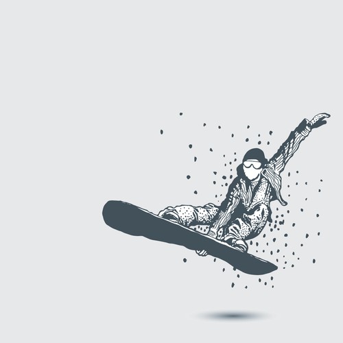 Snowboard grab drawings needed! | Illustration or graphics contest