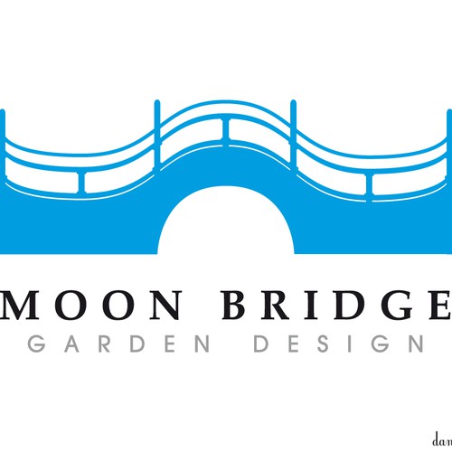 logo for Moon Bridge Garden Design | Logo design contest