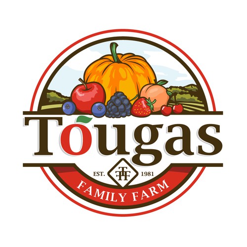 Designs | Vintage pick-your-own fruit farm logo, appealing to families ...