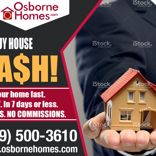 Creative a call to action postcard to give home owners cash for their ...