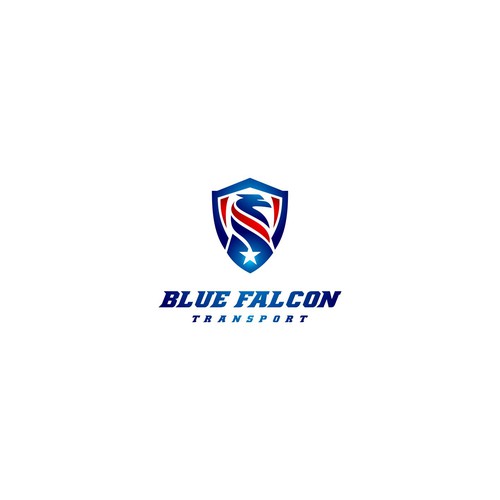 Designs | Design a powerful professional logo for Blue Falcon Transport ...